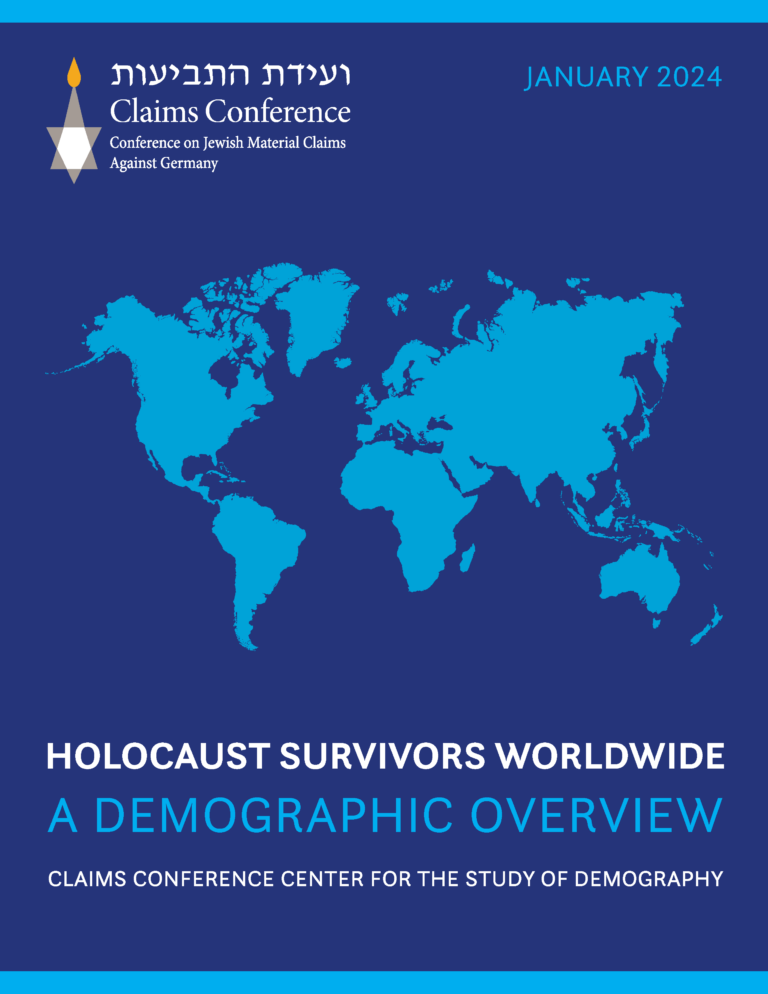 Holocaust Survivor Demographic Reports - Claims Conference