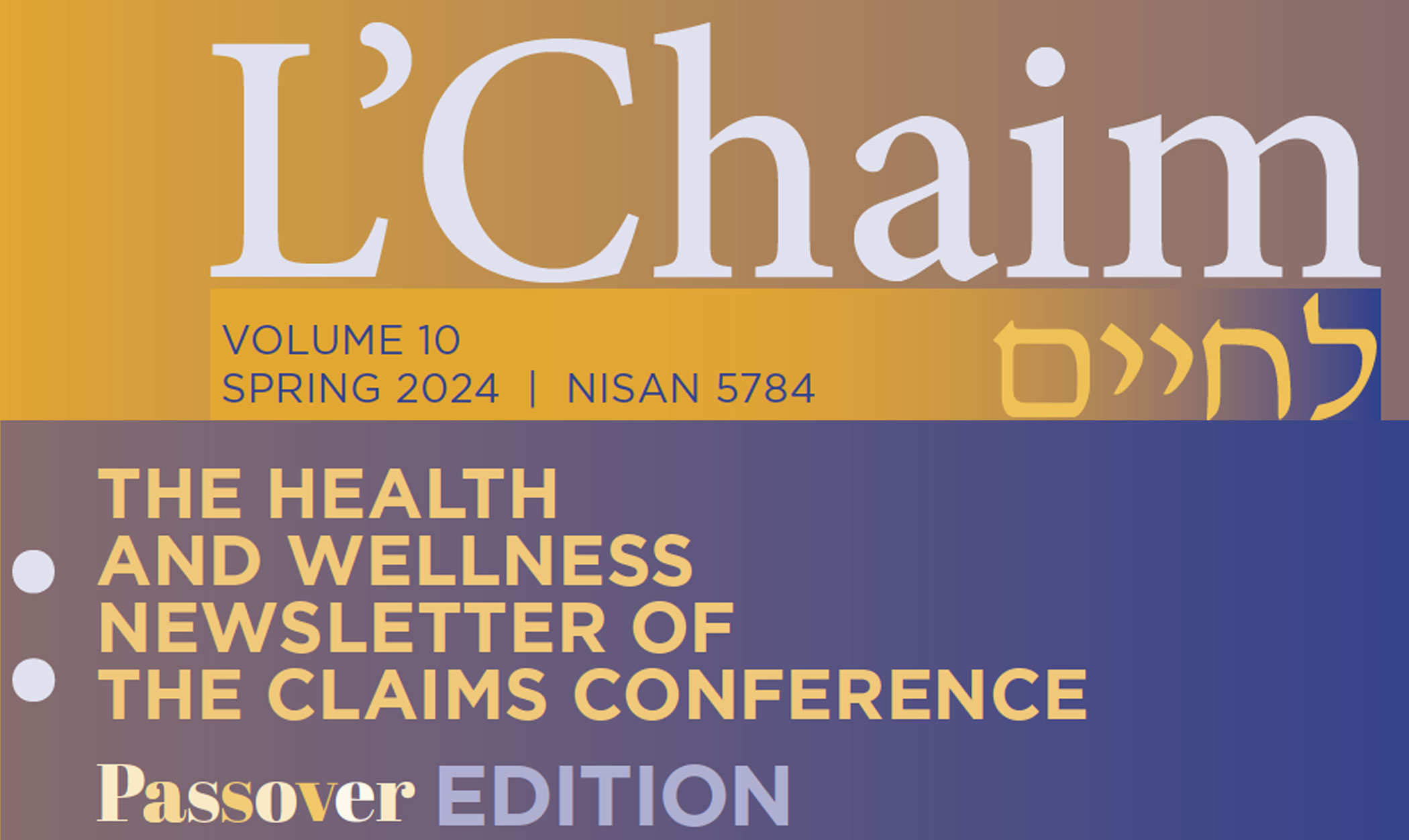 Claims Conference Publications - Claims Conference